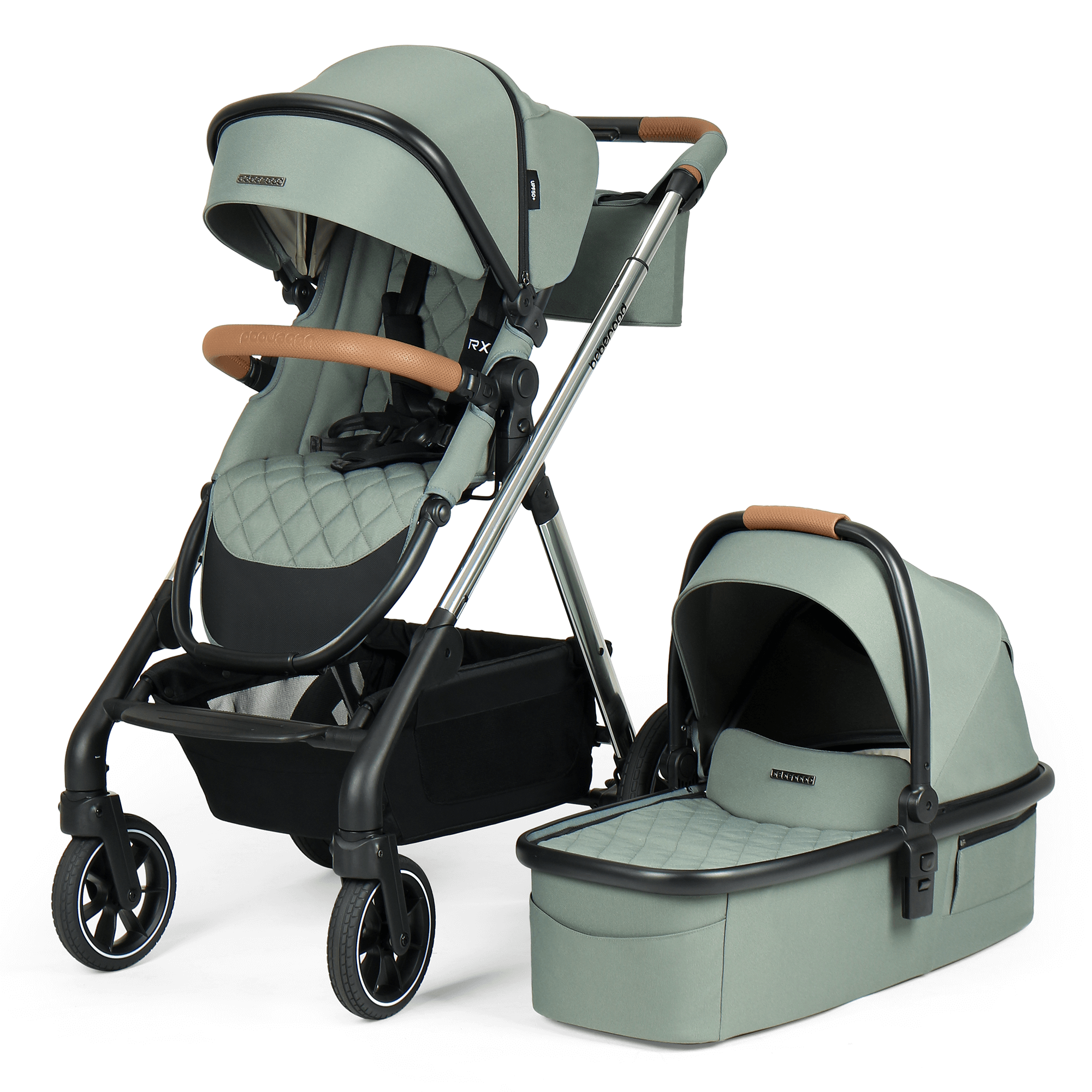 Beberoad RX 3-in-1 Baby Stroller with Bassinet - Newborn to Toddler ...